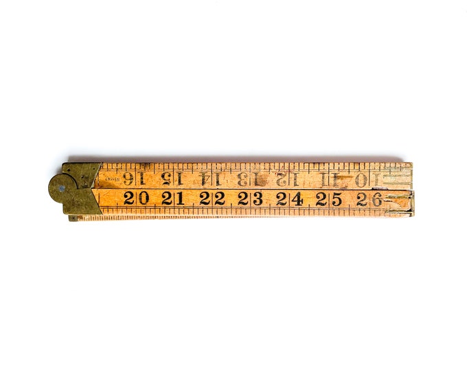 Antique Folding Ruler | Rabone | Made in England | School Supplies - Etsy