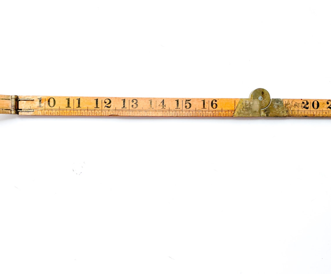 Antique Folding Ruler Rabone Made in England School - Etsy