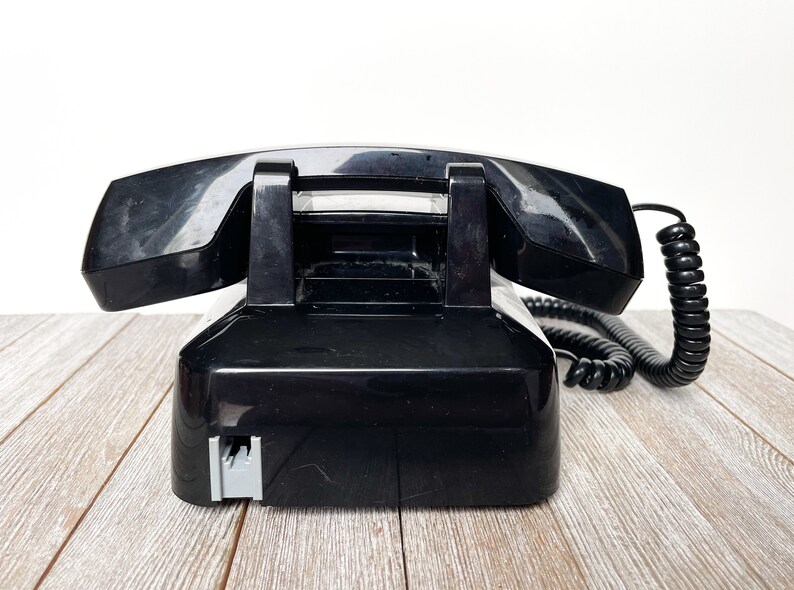 Vintage Black Retro Telephone Push Buttons Vintage Phone - Etsy