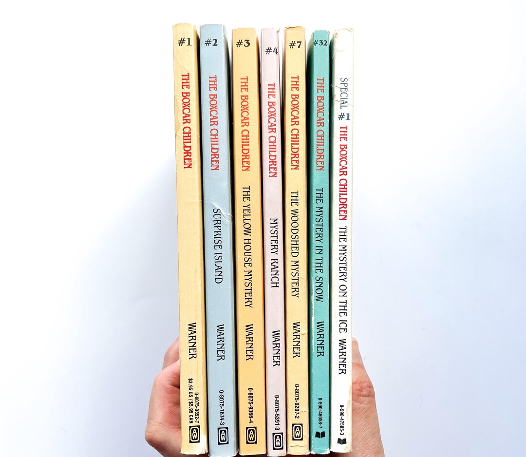 The Boxcar Children Books Set of 7 | Yellow House Mystery | Mystery ...