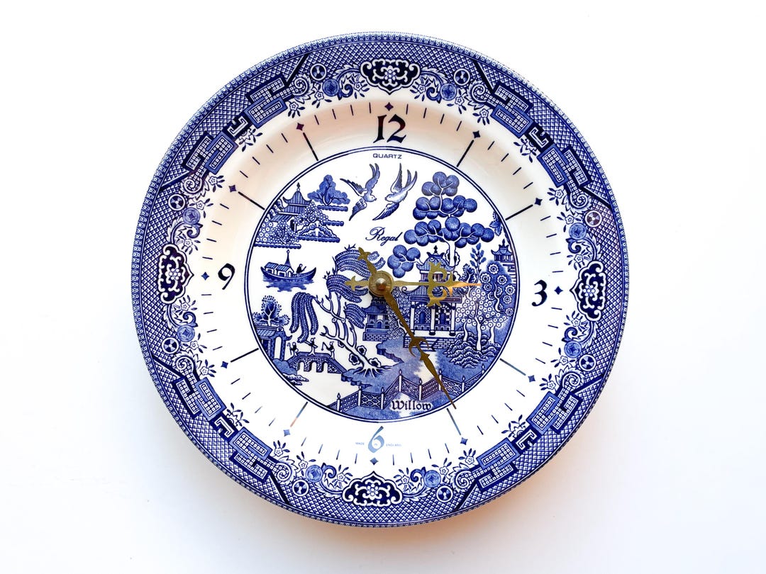 Willow Regal Clock Plate Made in England | Home Decor | Cottagecore ...