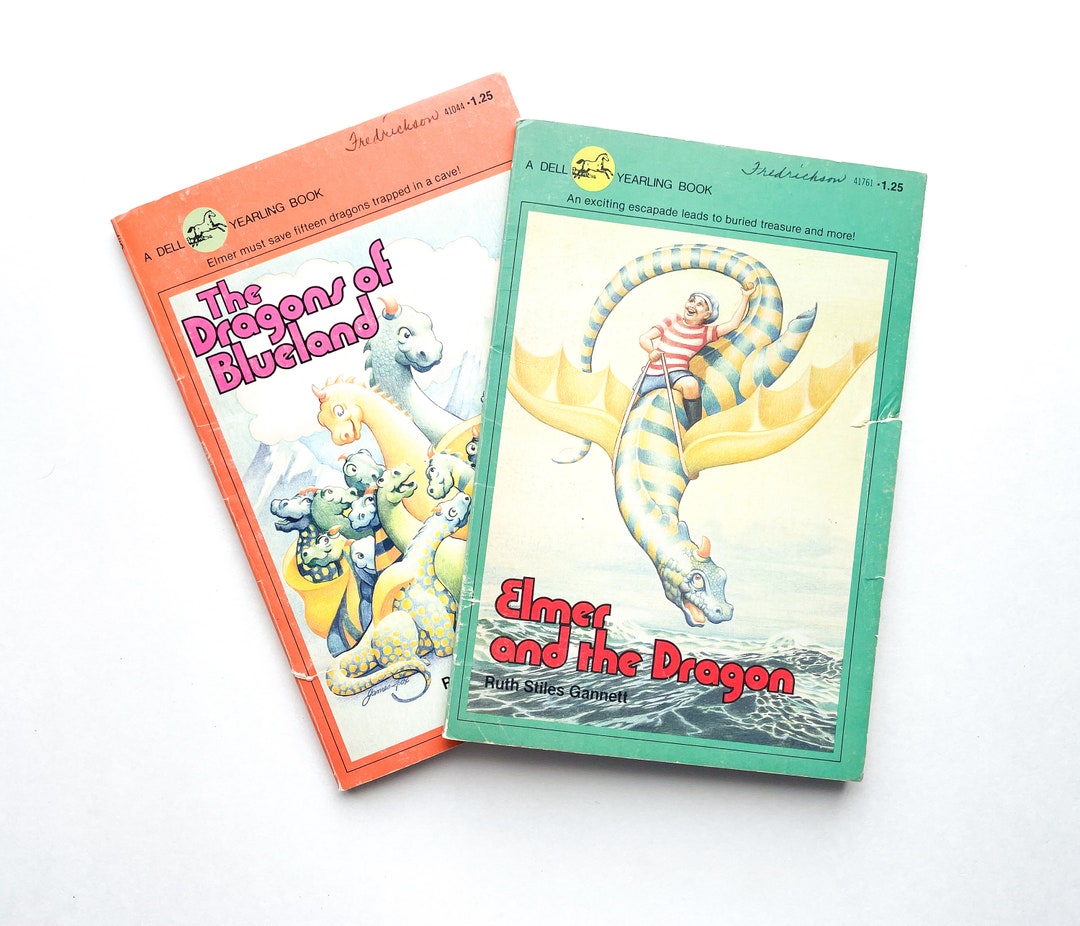 Ruth Stiles Gannett Book Set of 2 | the Dragons of Blueland | Elmer and ...