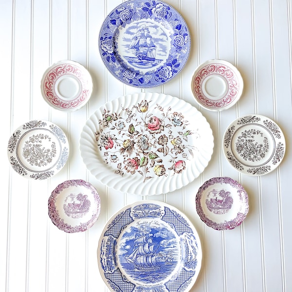 Vintage Plates for Wall Decor - Etsy