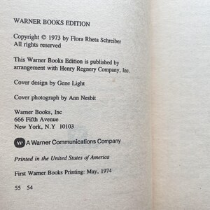 Sybil | by Flora Rheta Schreiber | 1974 | True Story of a Woman With ...