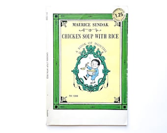 Vintage Maurice Sendak Picture Book Chicken Soup With Rice 1962 Old ...