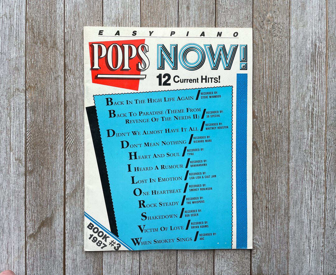 Easy Piano Pops Now! | 12 Current Hits 1987 | Didn’t We Almost Have It ...