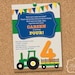 Tractor, Hayride, Farm, Birthday Party, Personalized Printable Coloring ...