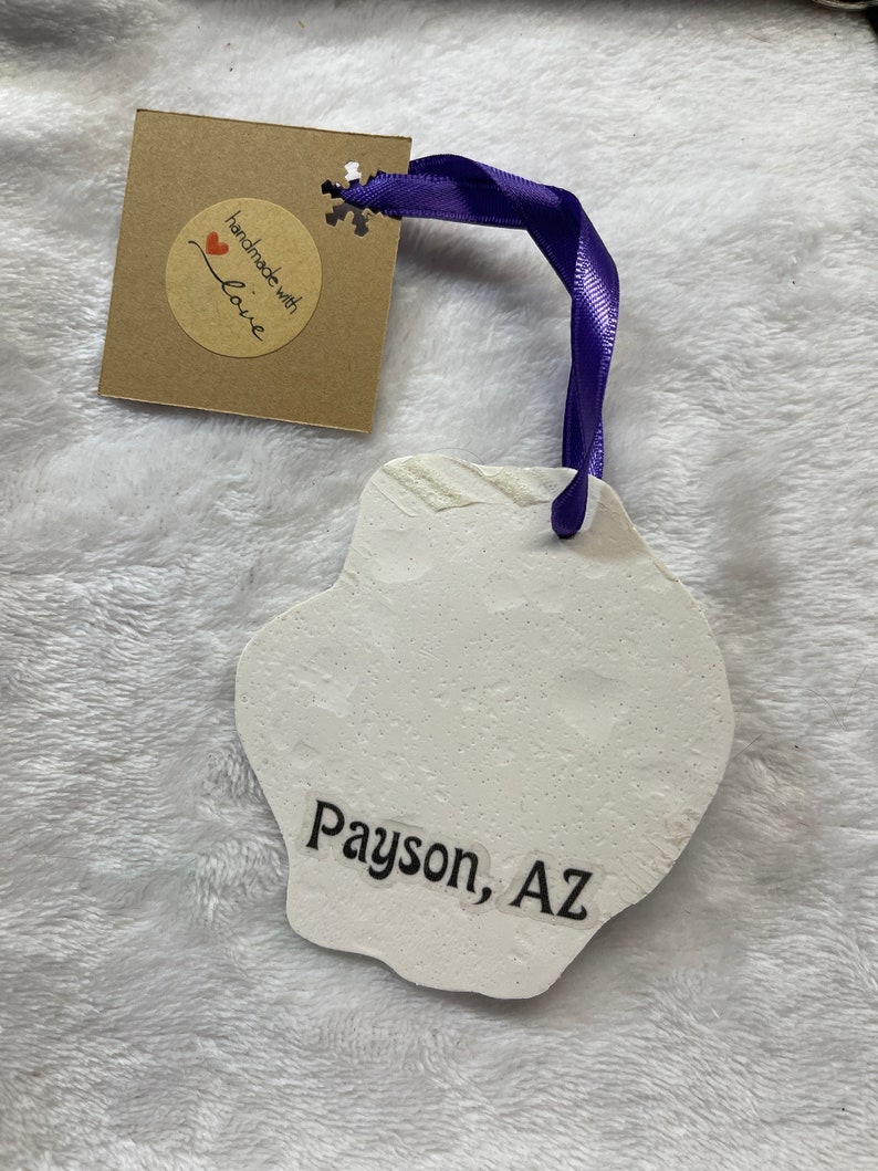 ARIZONA Snowman Melted Snowman Ornament Polymer Clay Christmas Gift ...