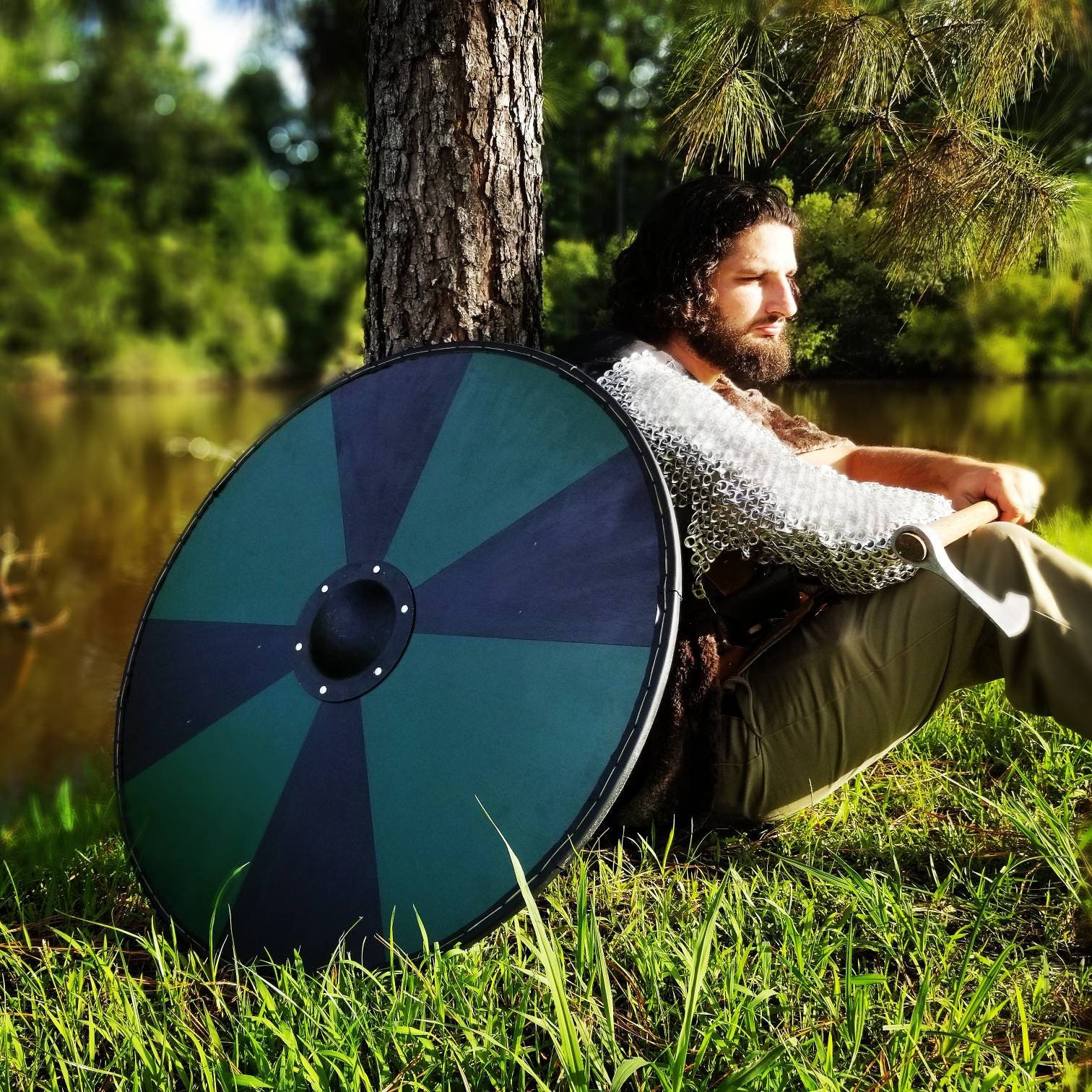 The Bastard Viking Shield Custom Colors - Etsy
