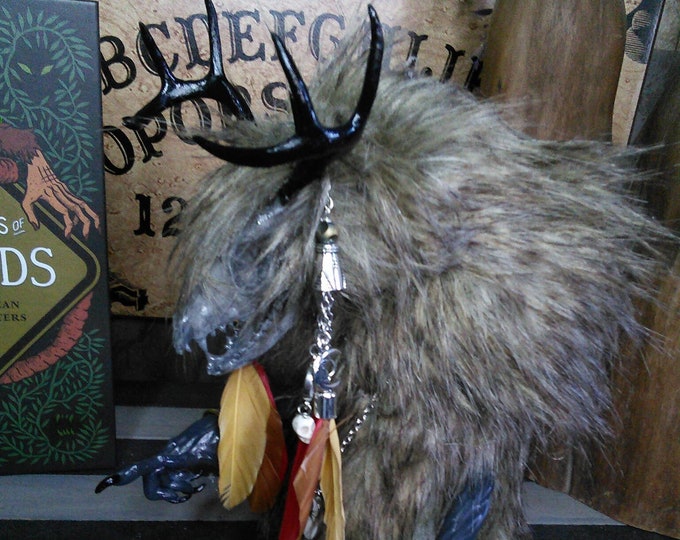 The Wendigo Dark Forest God Handmade Pagan God Doll - Etsy