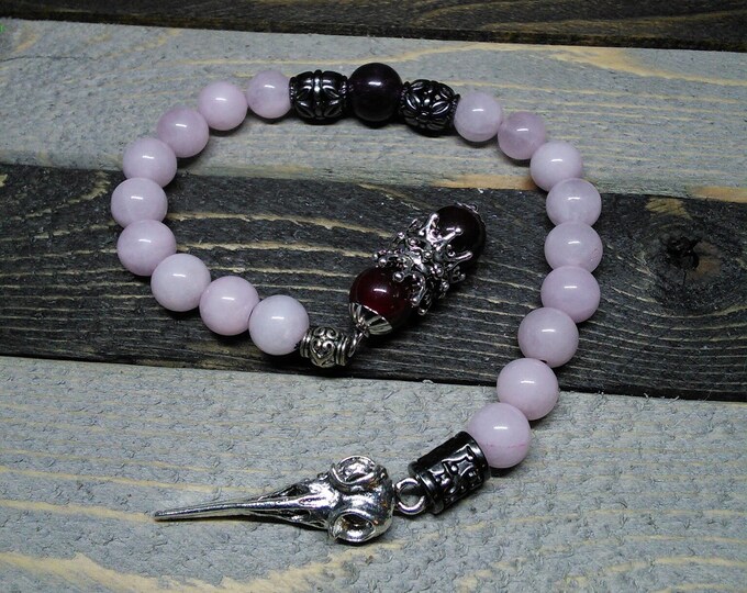 The Morrigan Natural Stone Pagan Prayer Beads, Meditation Beads ...