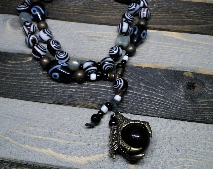 Wicca Re-imagined Dragon Claw Rosary Pagan Prayer Beads, Meditation ...