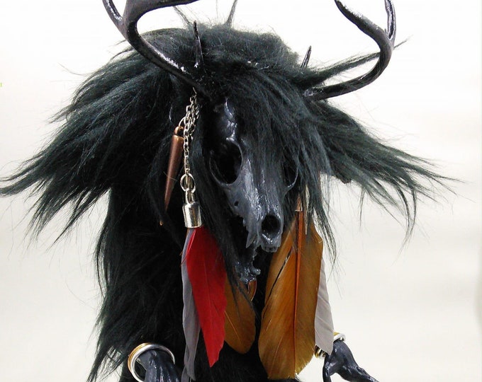 The Wendigo Dark Forest God Handmade Pagan God Doll - Etsy