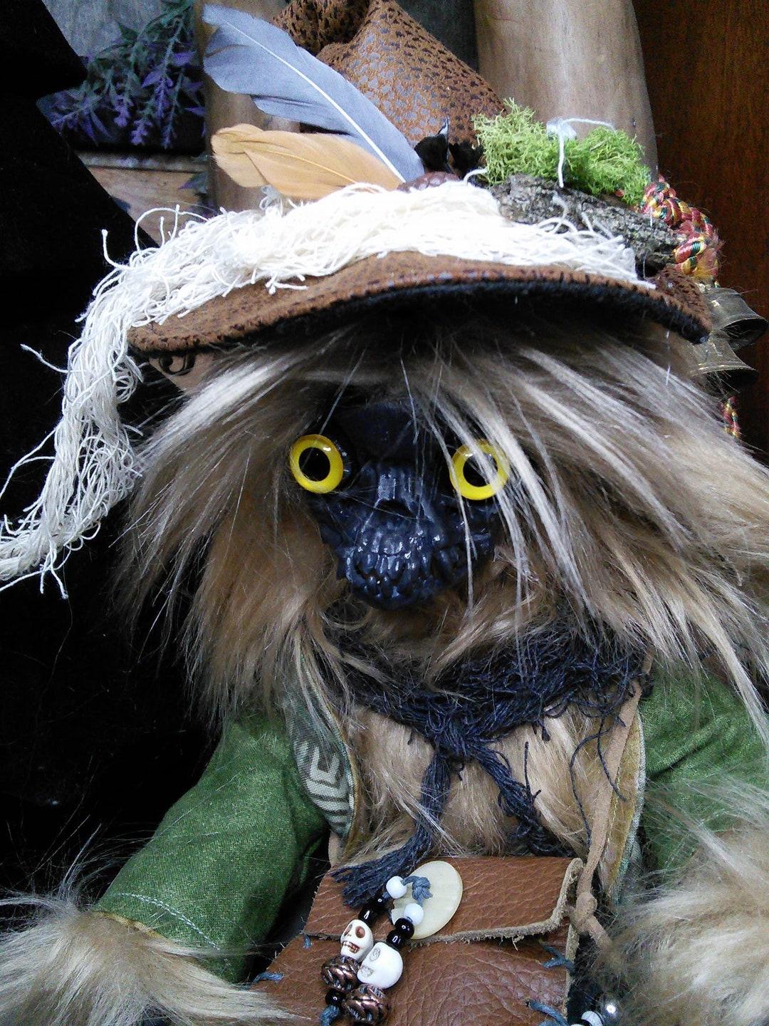 The Merchant Wizard of the Dark Forest Handmade Pagan God Doll - Etsy