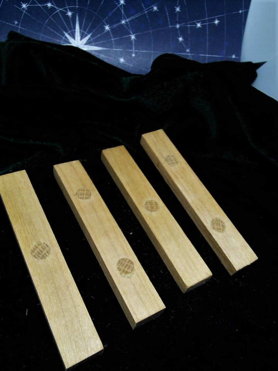 Geomancy Druid Wood Casting Sticks - Etsy