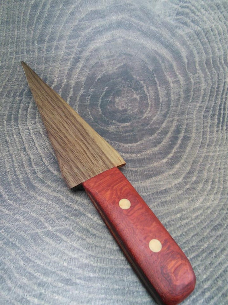 Handcrafted exotic wood athame dagger knife | Etsy