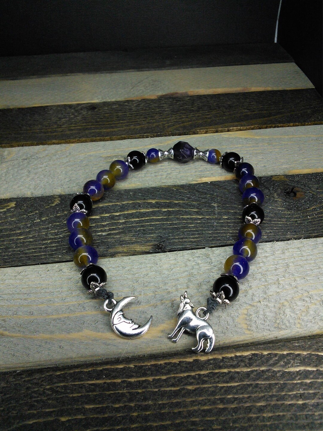 Wicca Natural Stone Pagan Prayer Beads, Meditation Beads, Witches ...