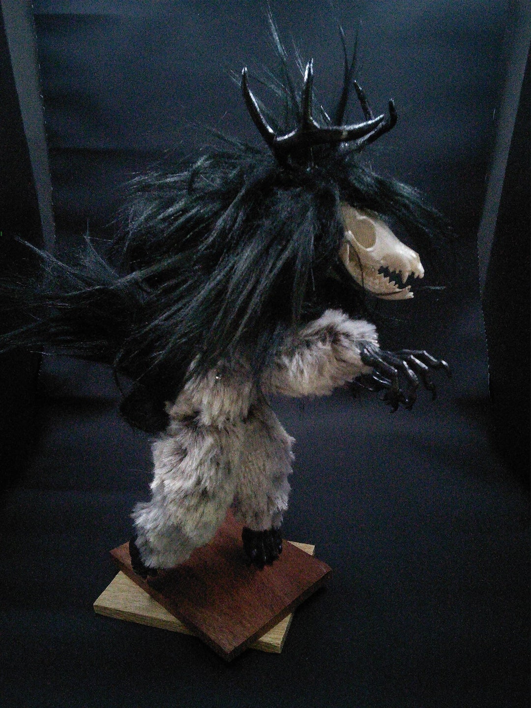 The Wendigo Dark Forest God Handmade Posable Pagan God Doll - Etsy