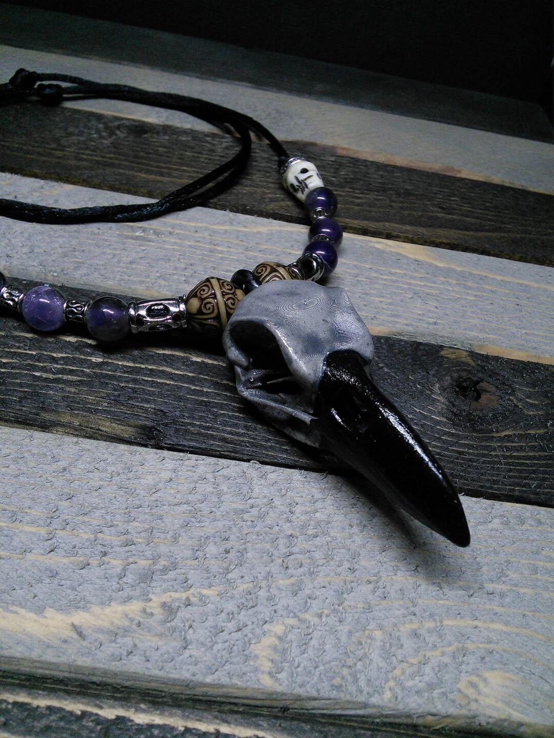 Wicca Re-imagined Hecate Raven Skull Rosary Pagan Prayer - Etsy