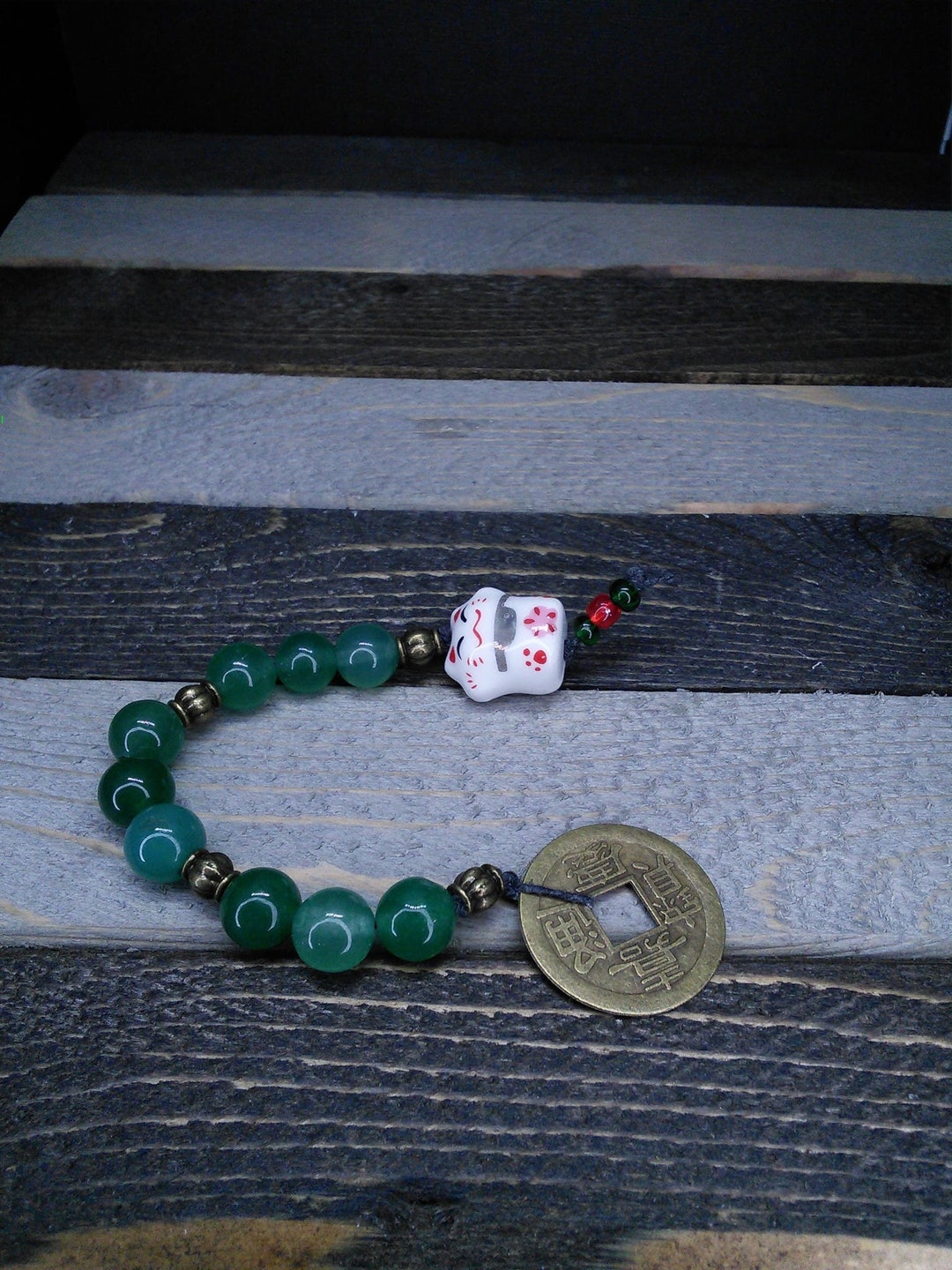 Natural Stone Prayer Beads, Meditation Beads, Witches Ladder Nine Bead ...