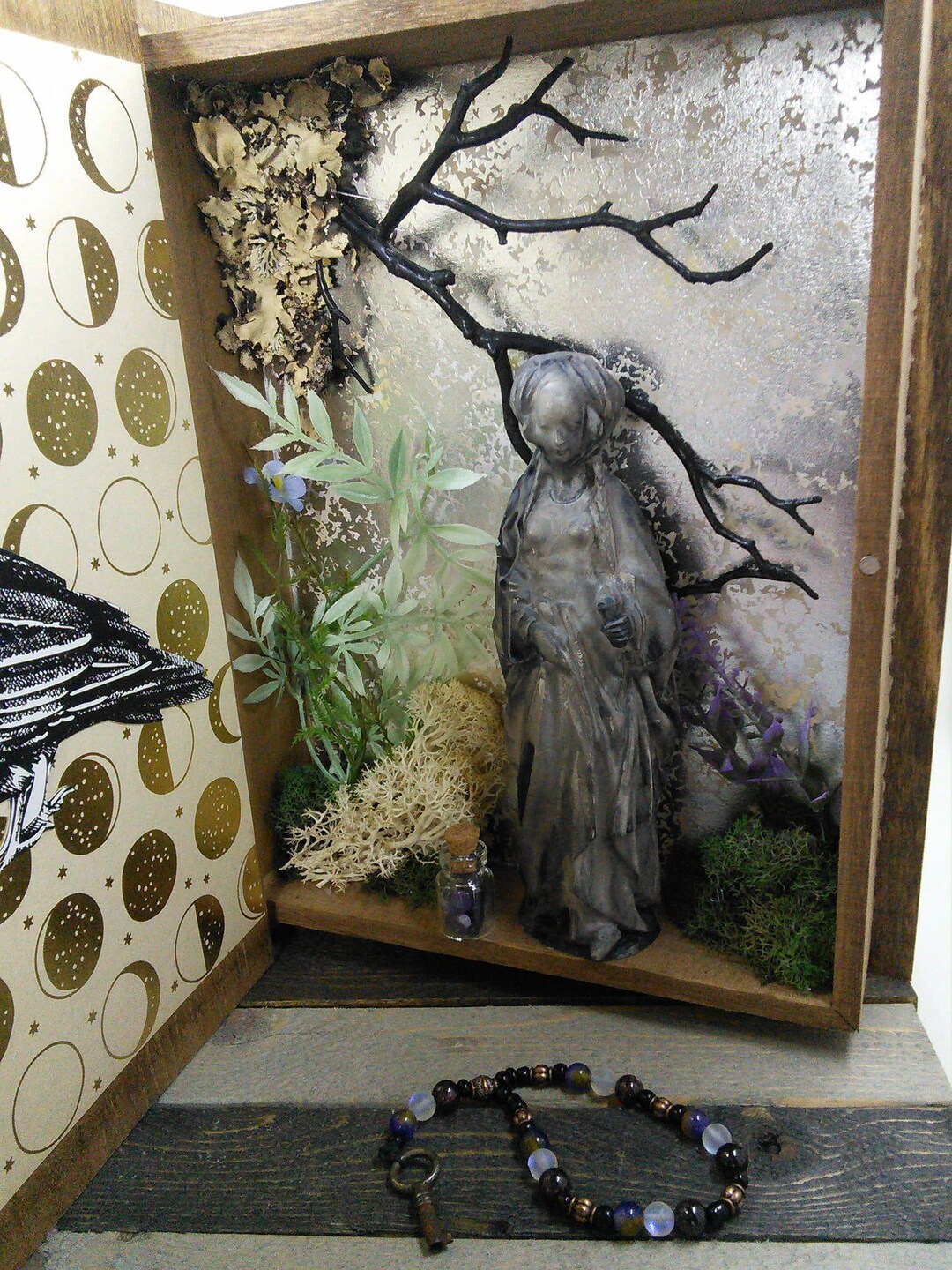 Travel Shrine Honoring the Morrigan Dark Goddess Pagan Wicca - Etsy