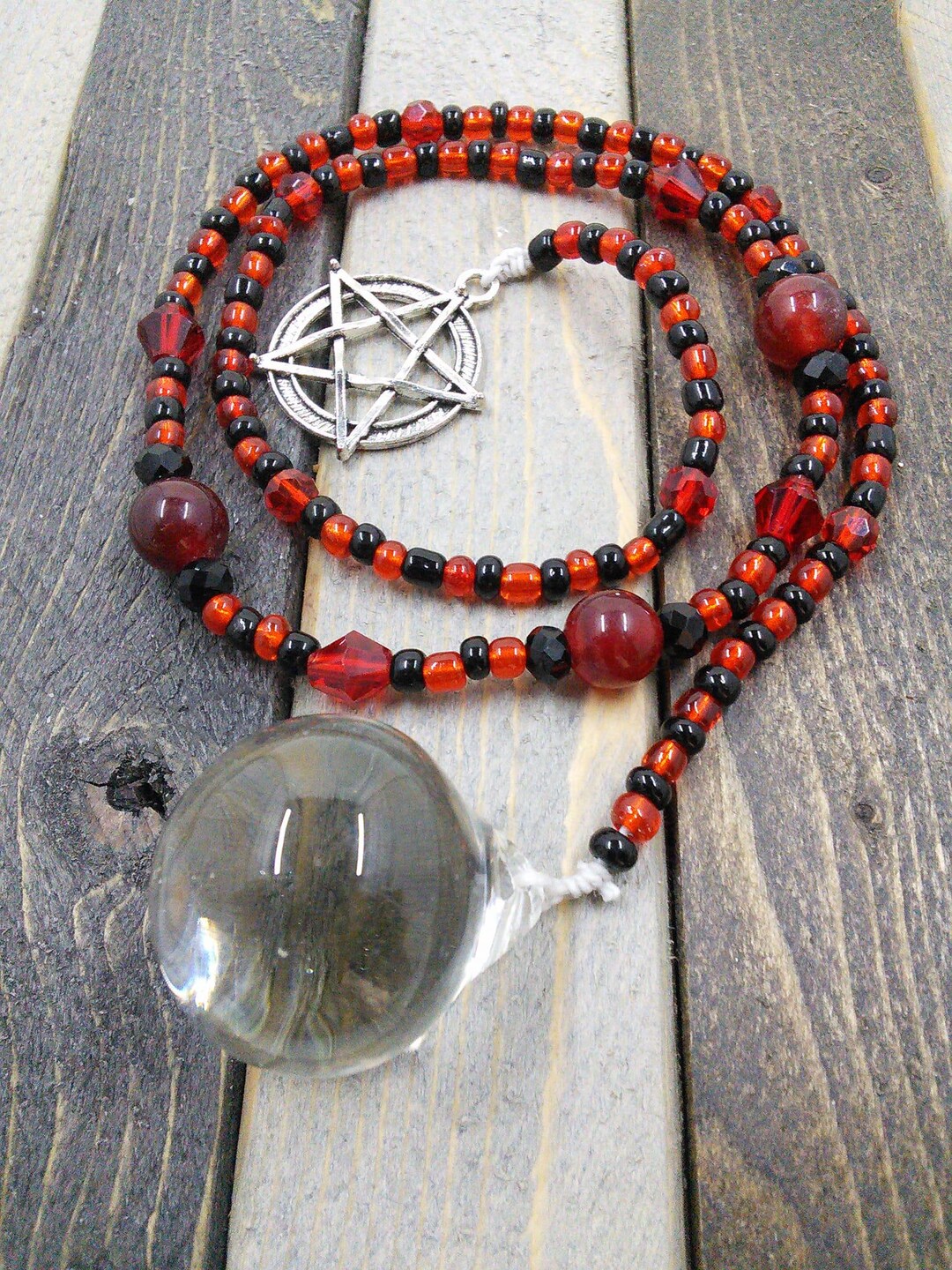 Medium Crystal Ball Spirit Guide Pendulum - Etsy