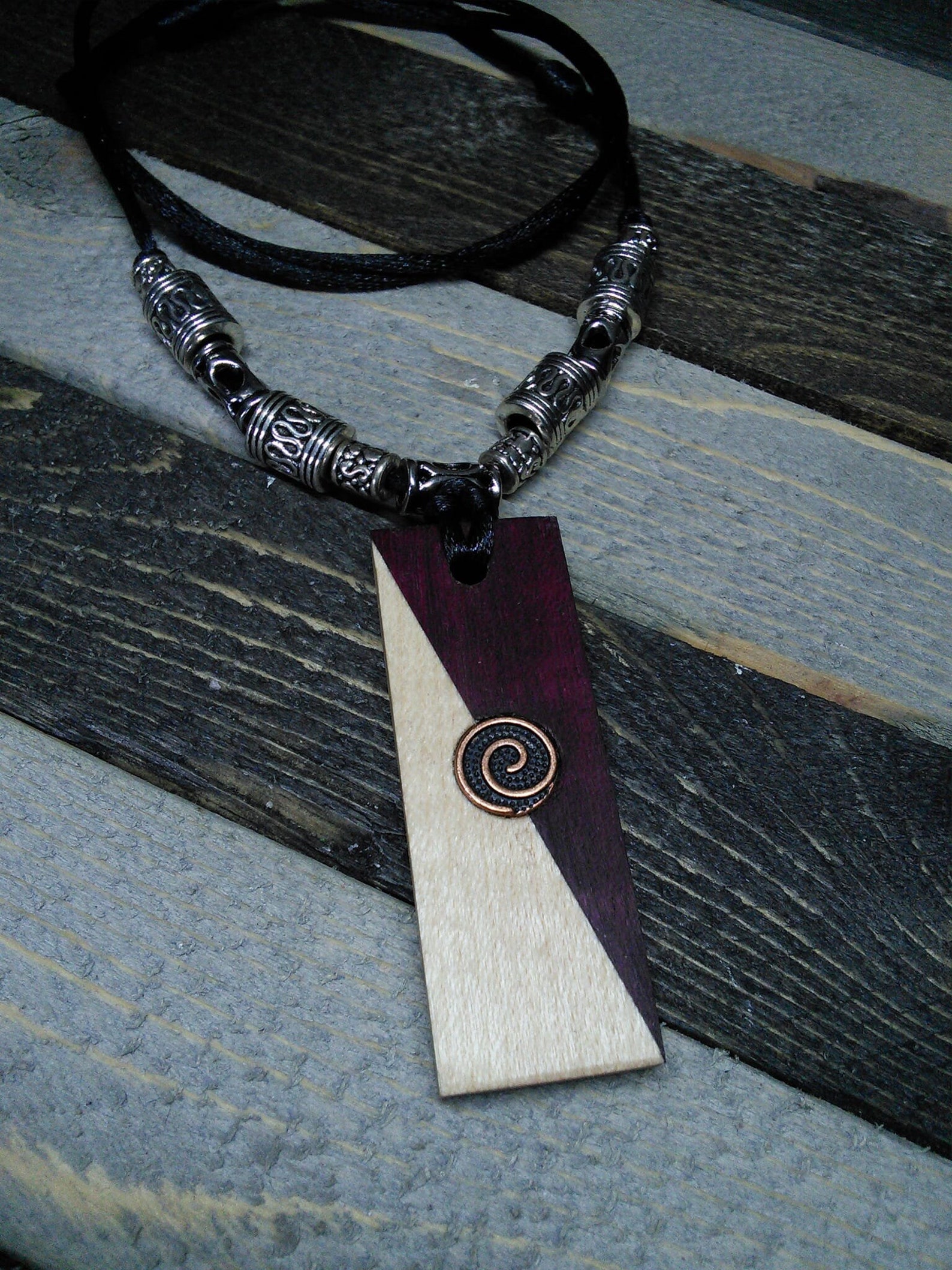Exotic Wood Pagan Witch Protection Necklace - Etsy