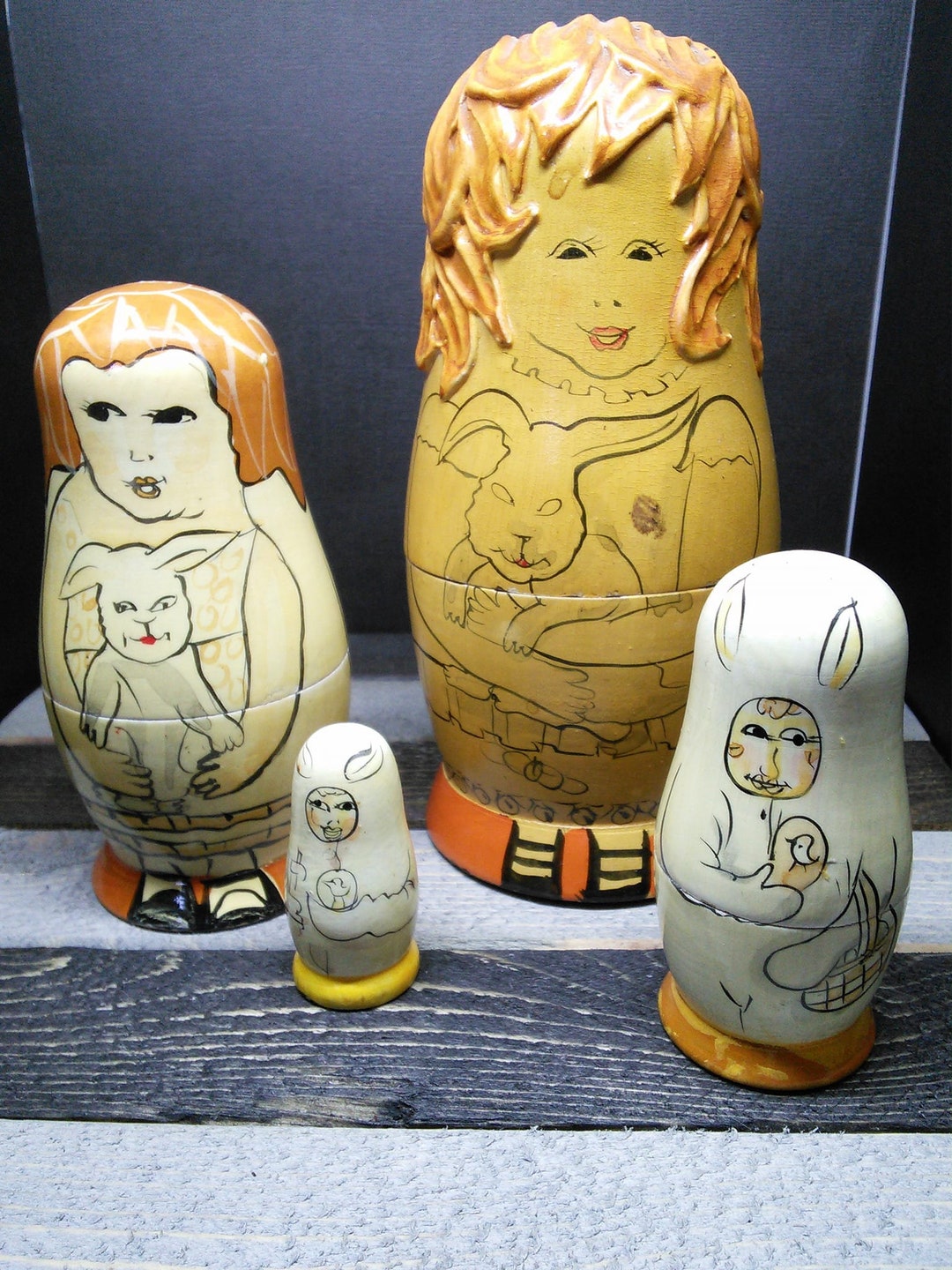 Vintage Cursed Nesting Dolls Ostara Spirit Container Dolls - Etsy