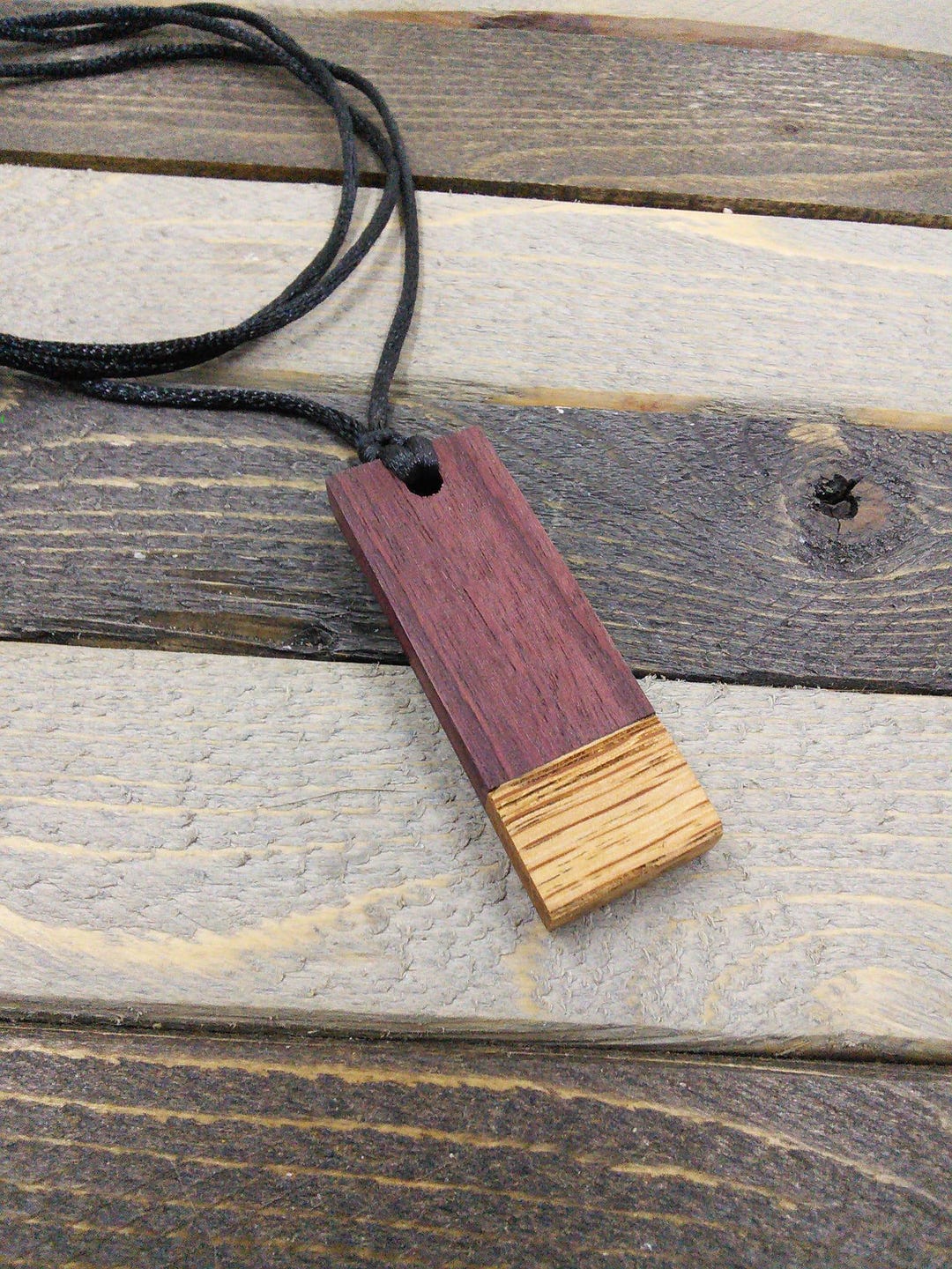 Exotic Wood Pagan Witch Protection Necklace - Etsy