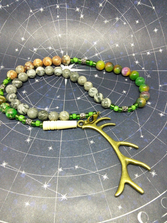 Wicca Druid Ladder Natural Stone Pagan Prayer Beads - Etsy