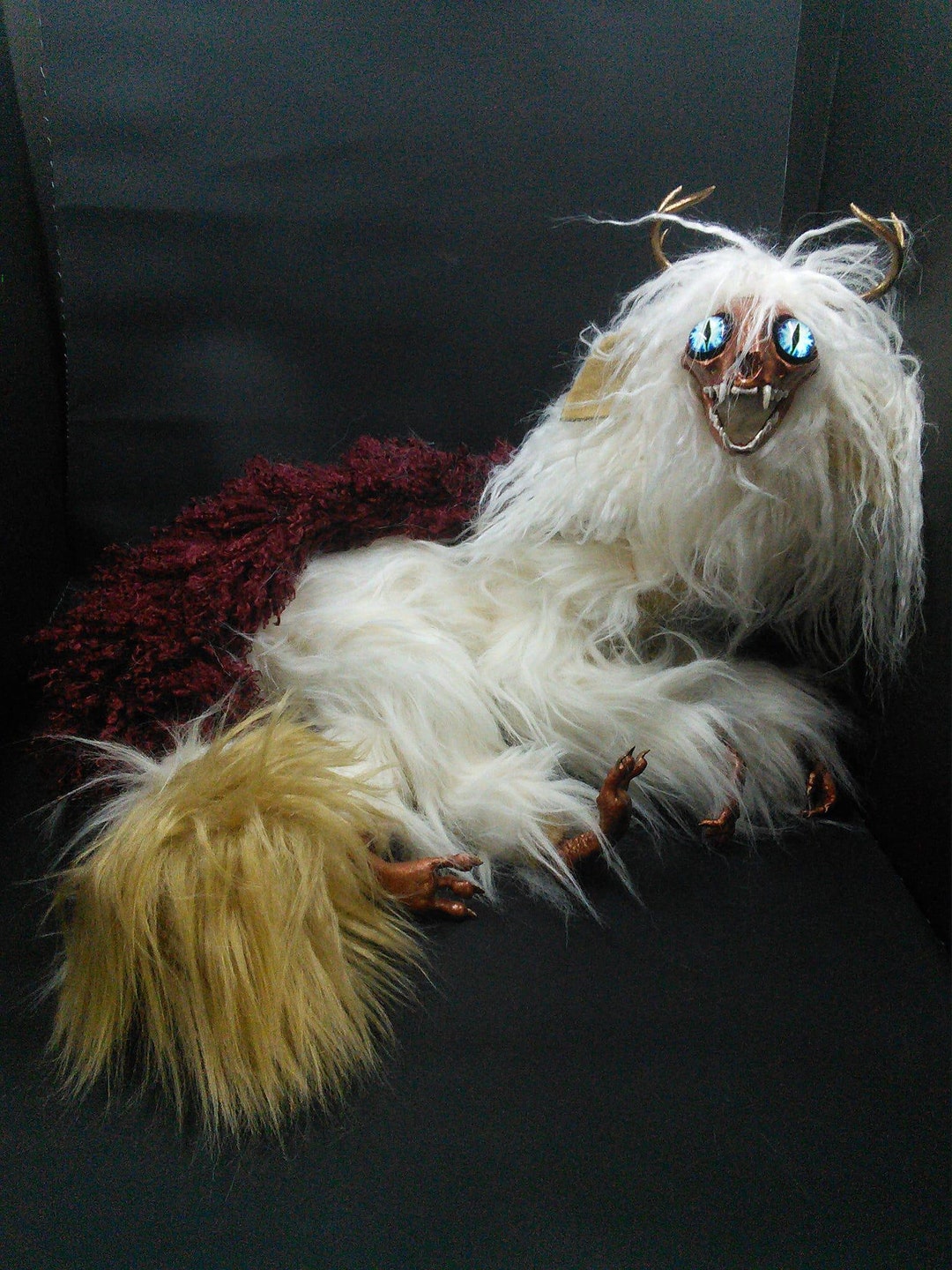 The White Cloud Dragon of the Dark Forest Handmade Pagan God Doll - Etsy