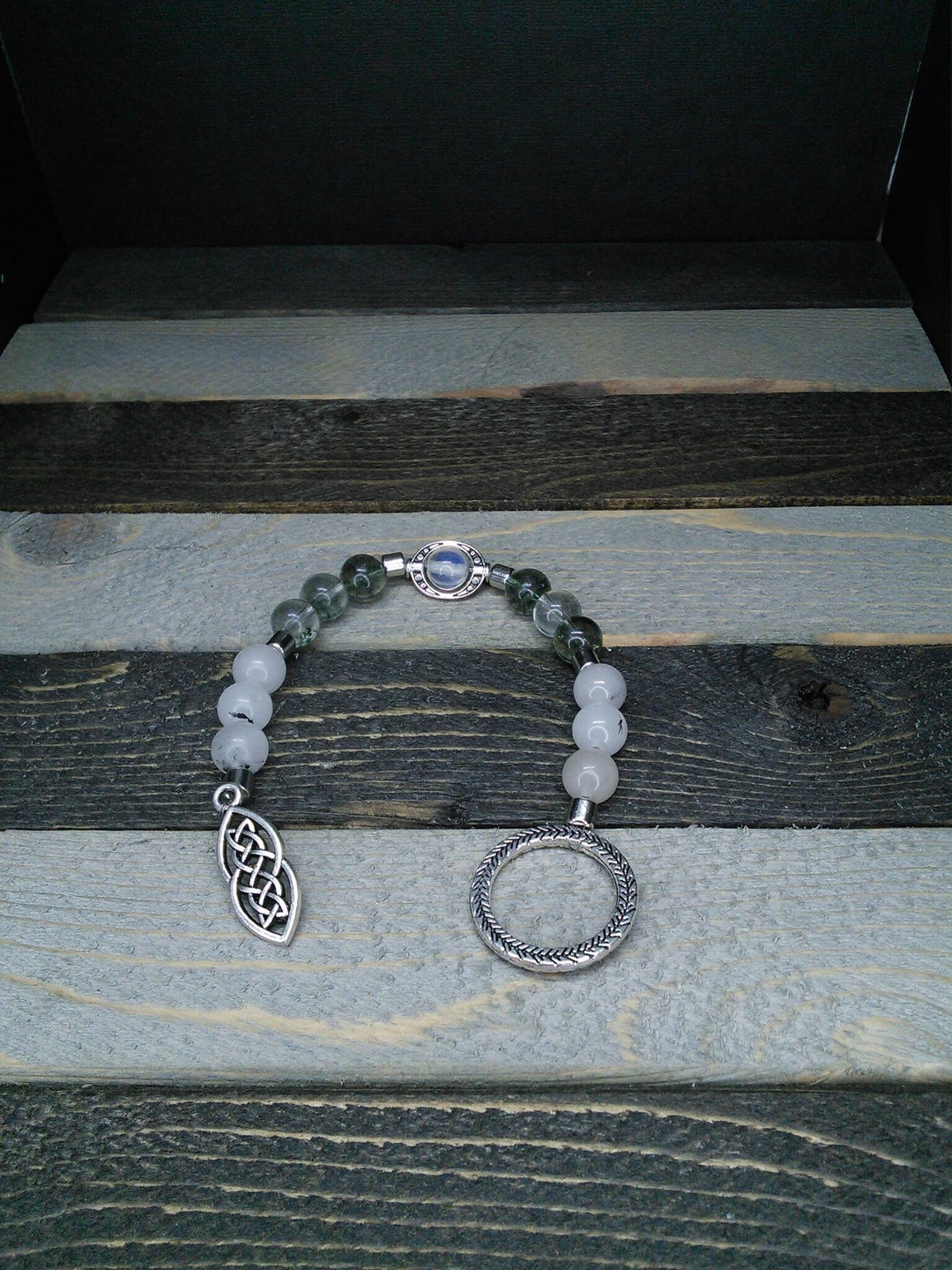 Wicca Natural Stone Pagan Prayer Beads, Meditation Beads, Witches ...