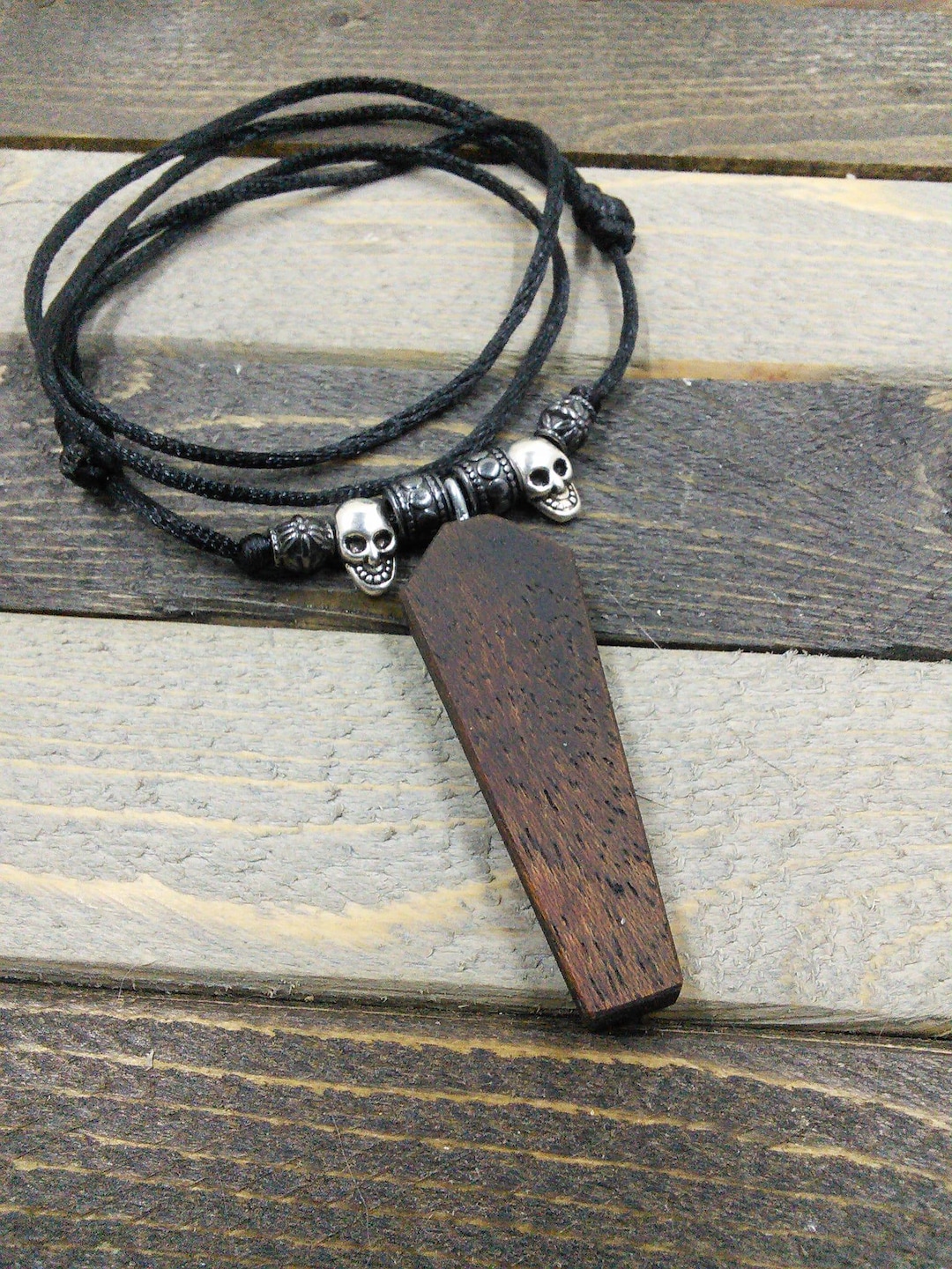Exotic Wood Pagan Witch Protection Necklace - Etsy