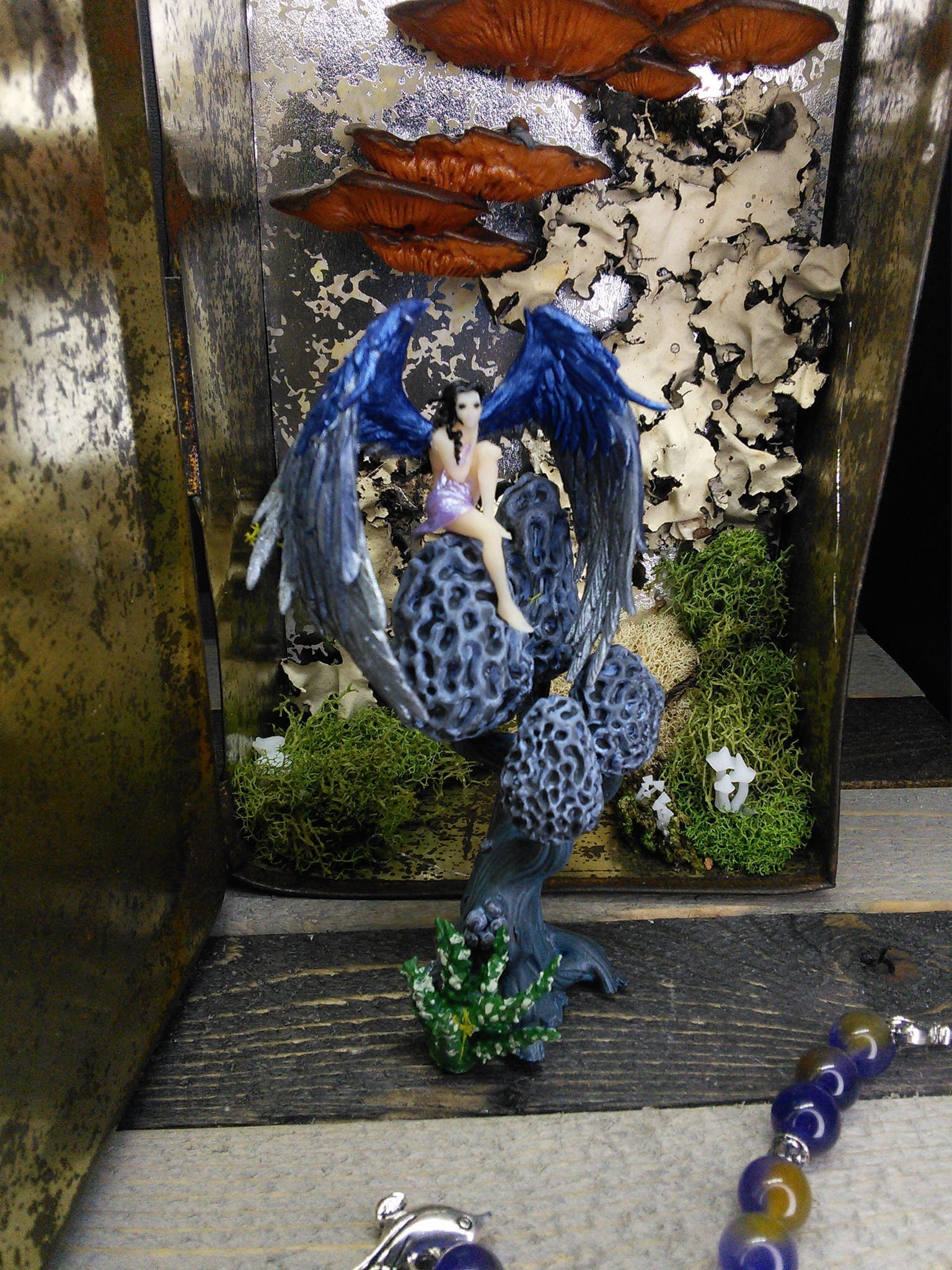Medium Shrine Travel Shrine Honoring the Morrigan Dark Goddess Pagan ...