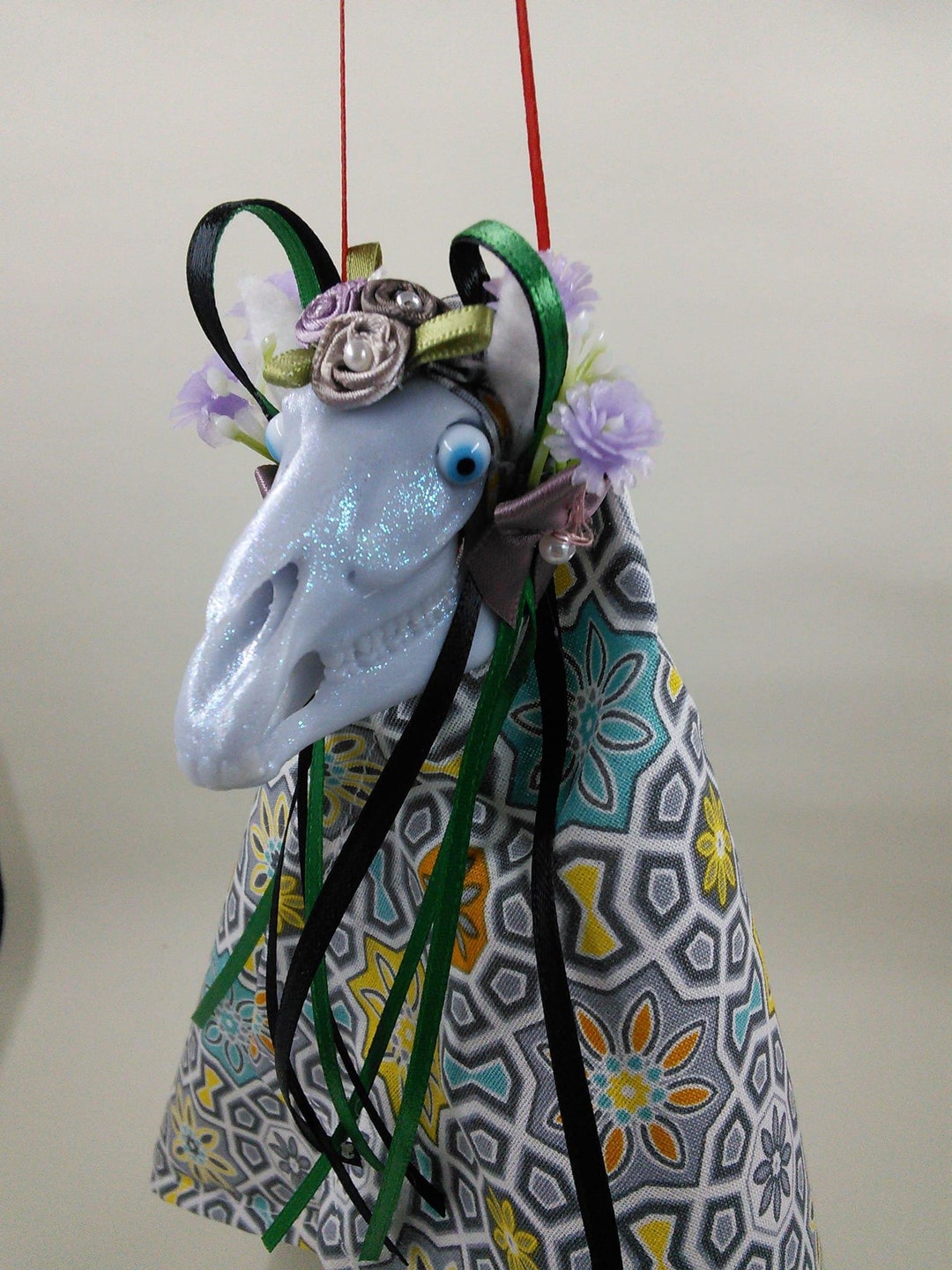 Mari Lwyd Yuletide Decor Pagan Ornament - Etsy