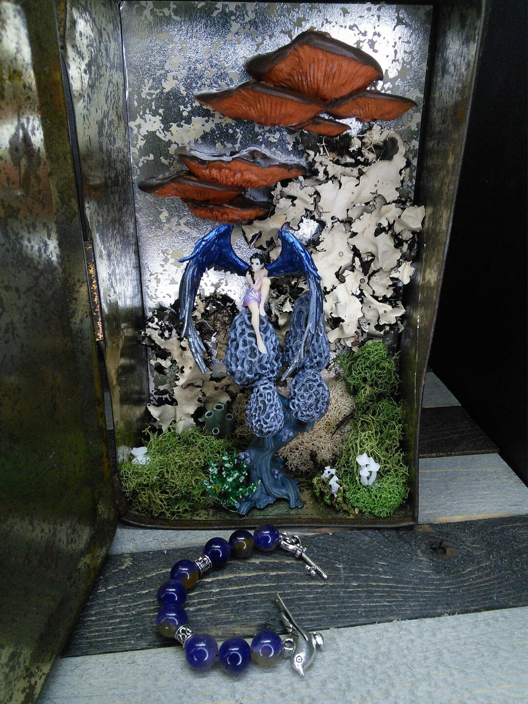 Medium Shrine Travel Shrine Honoring the Morrigan Dark Goddess Pagan ...