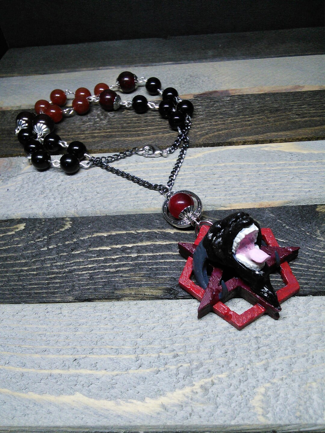 Wicca Re-imagined Lucifer Natural Stone Rosary Pagan Prayer - Etsy