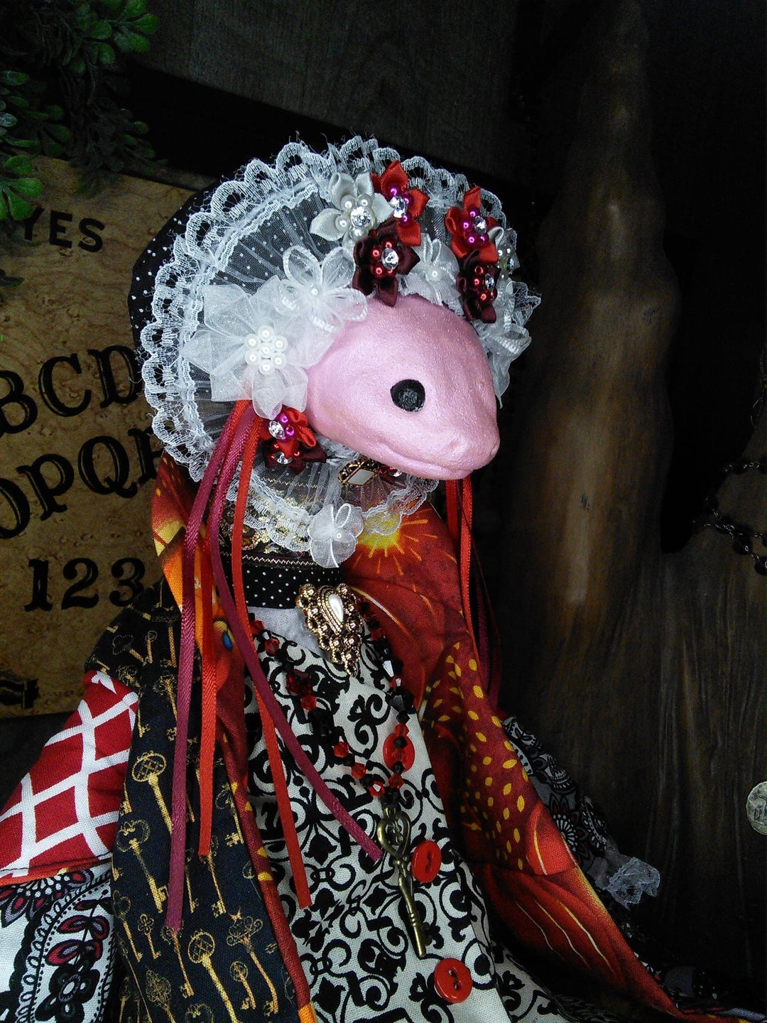Axolotl Lady Handmade Art Doll - Etsy