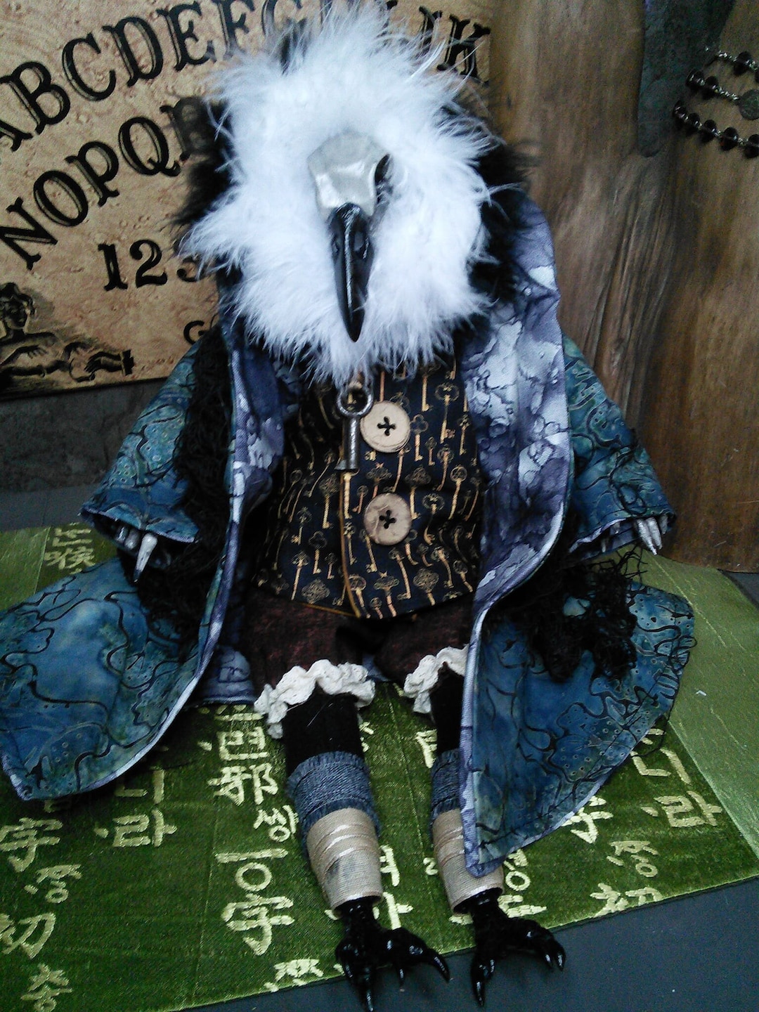 Hecate Dark Goddess Raven Handmade Pagan God Doll - Etsy