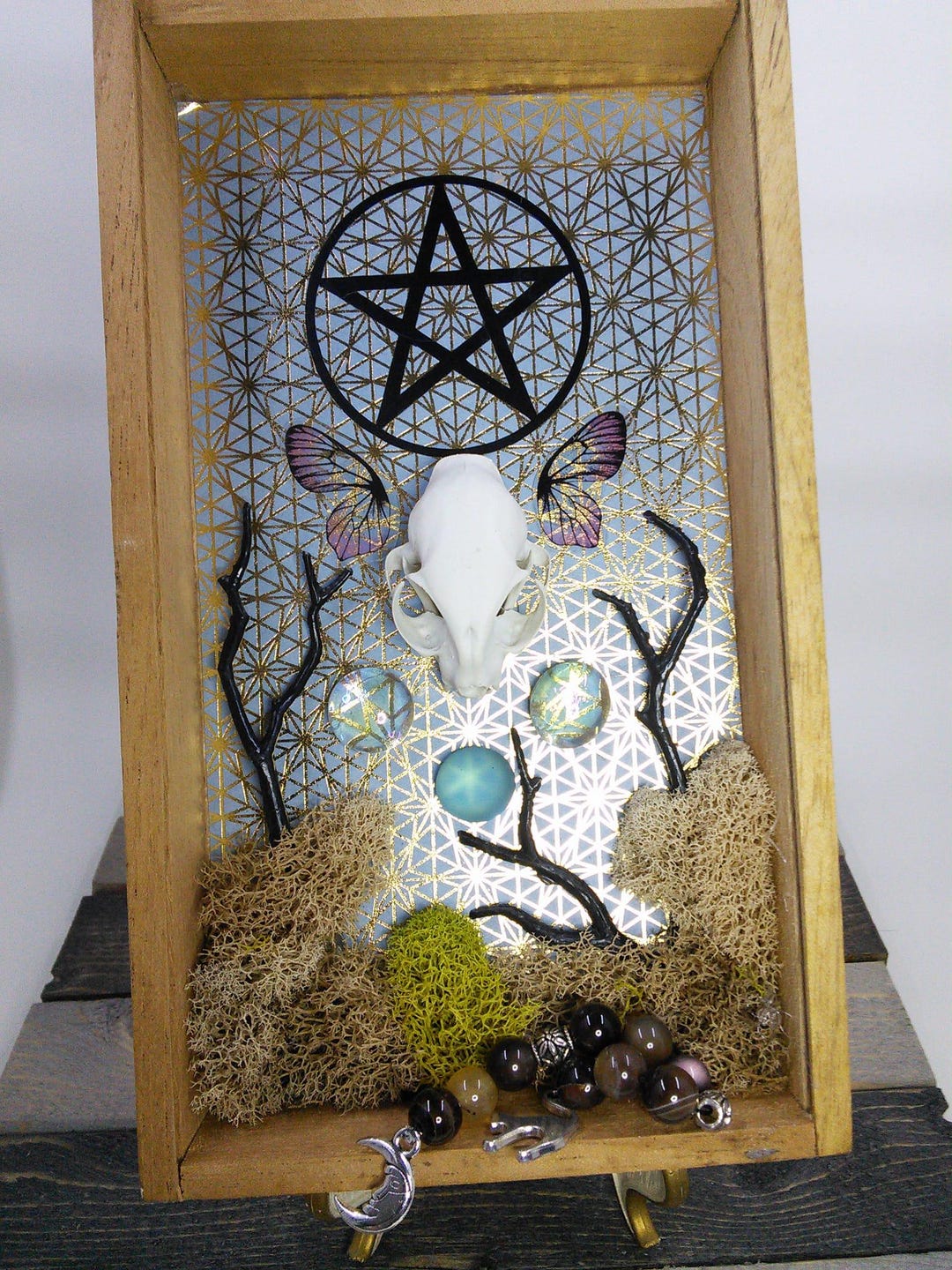 Mini Shrine Travel Witch Shrine Pagan Wicca - Etsy
