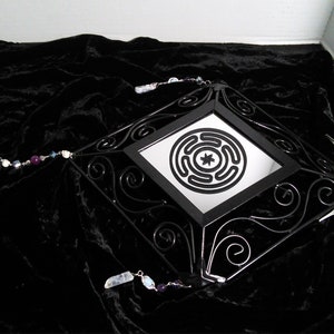 Wicca Pagan Hecate Scrying Mirror - Etsy