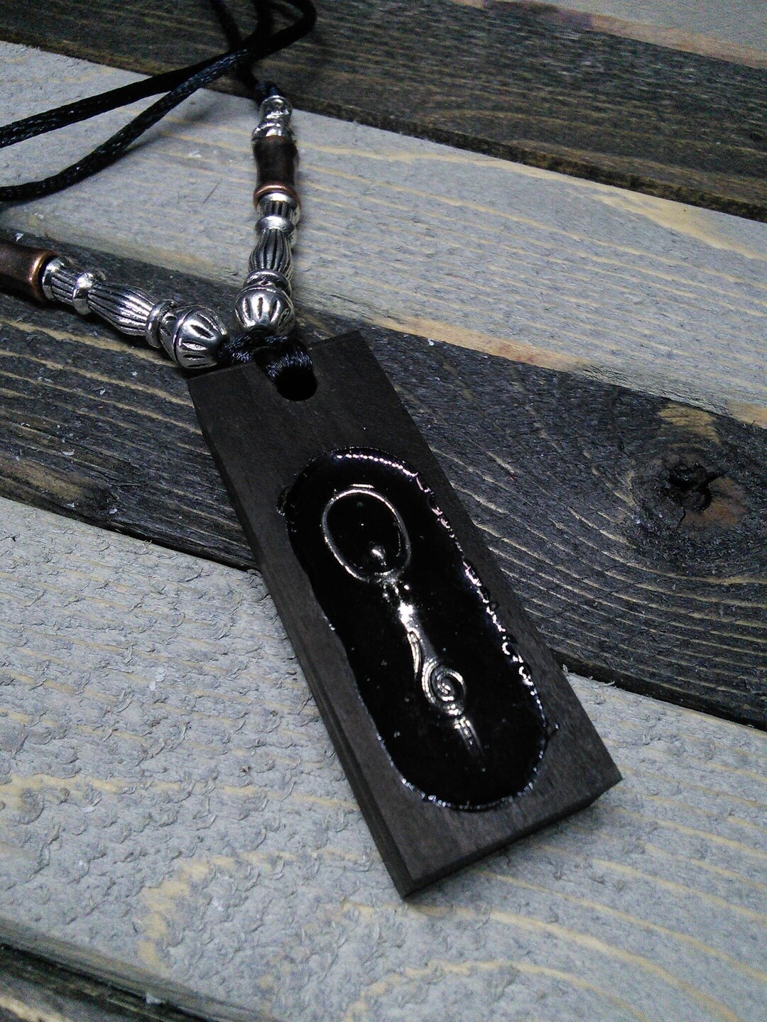Exotic Wood Pagan Witch Protection Necklace - Etsy
