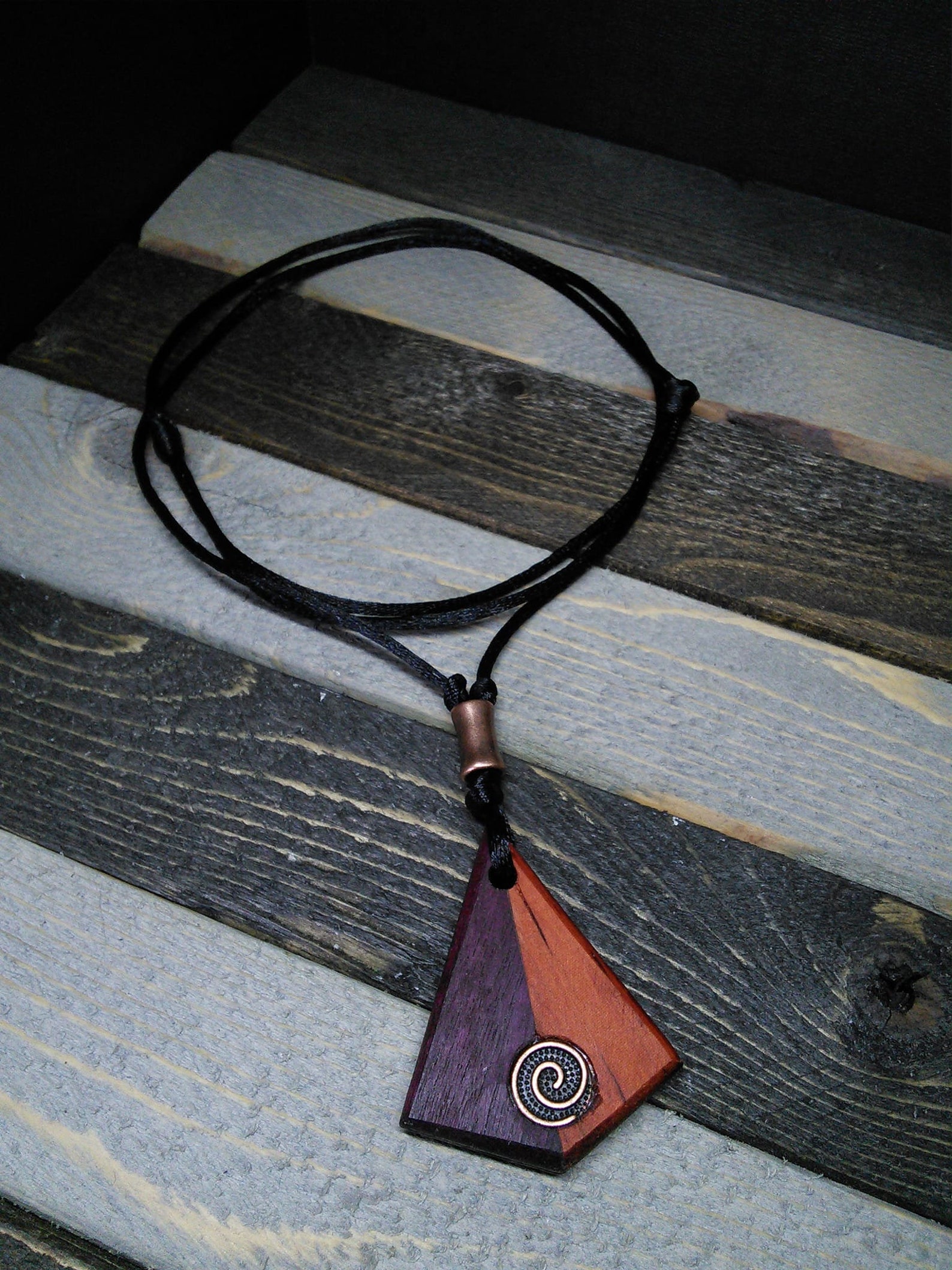 Exotic Wood Pagan Witch Protection Necklace - Etsy
