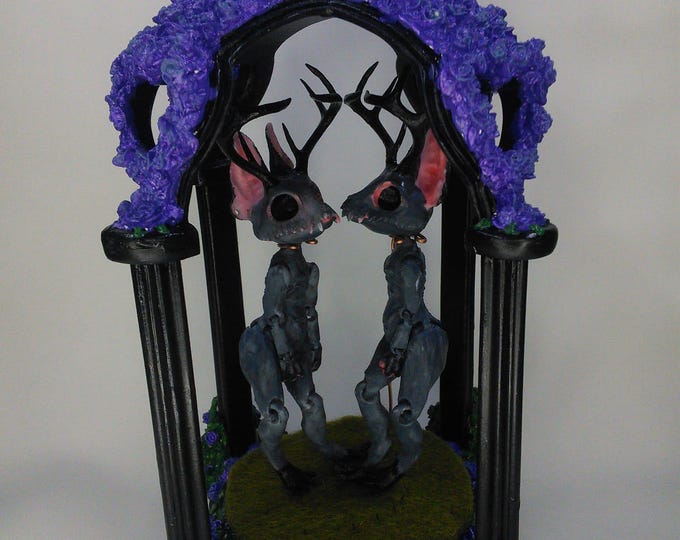 Goth Wendigo Wedding Cake Topper - Etsy
