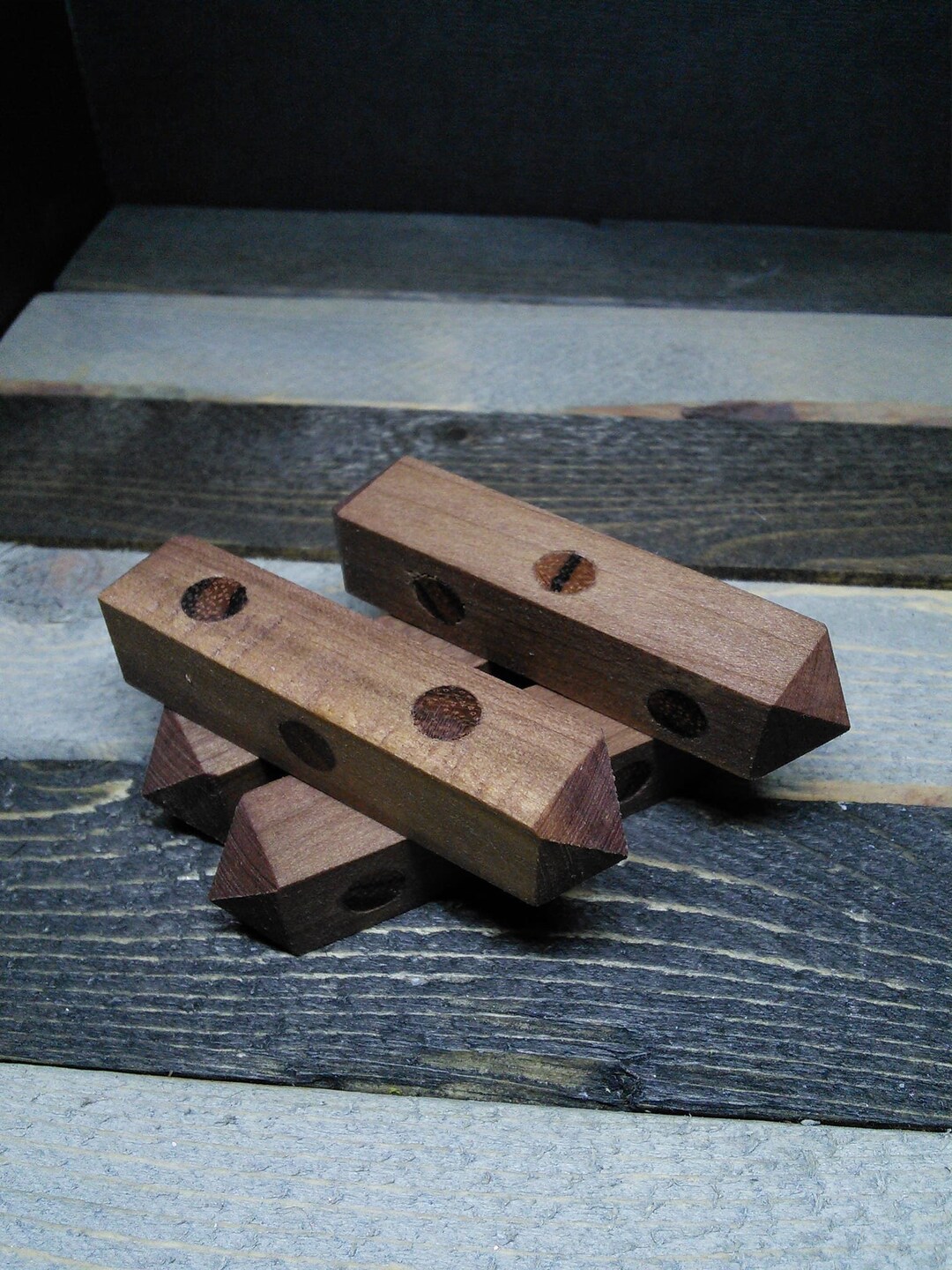 Geomancy Long Dice Alder and Rosewood - Etsy