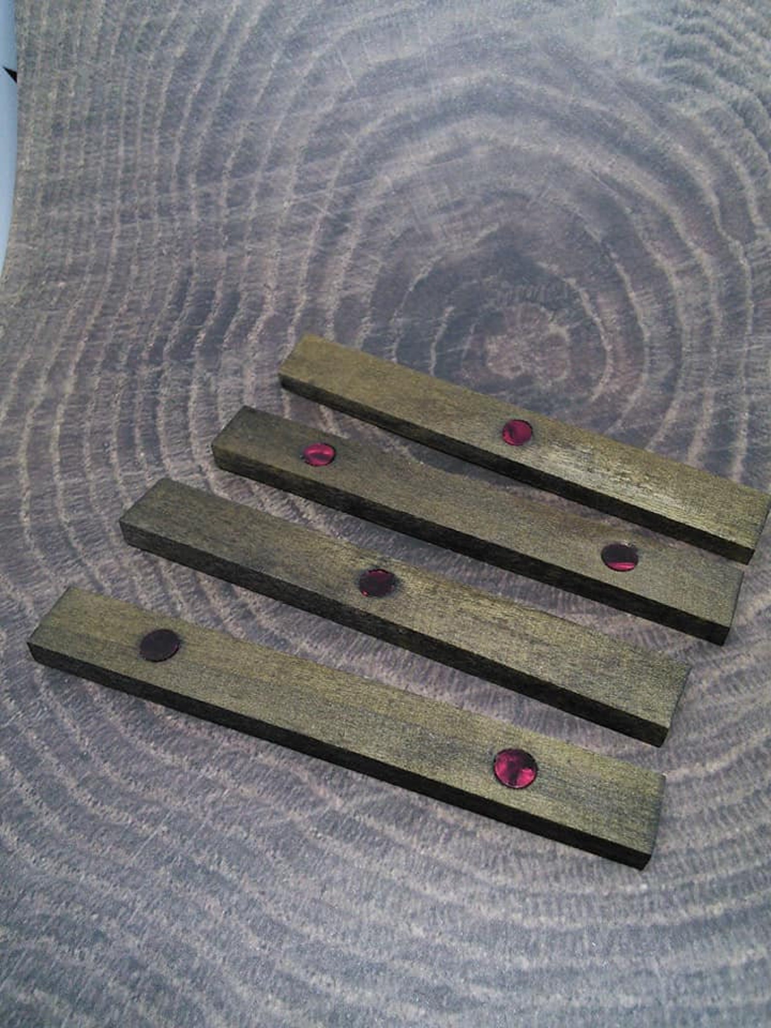 Geomancy Druid wood casting sticks | Etsy