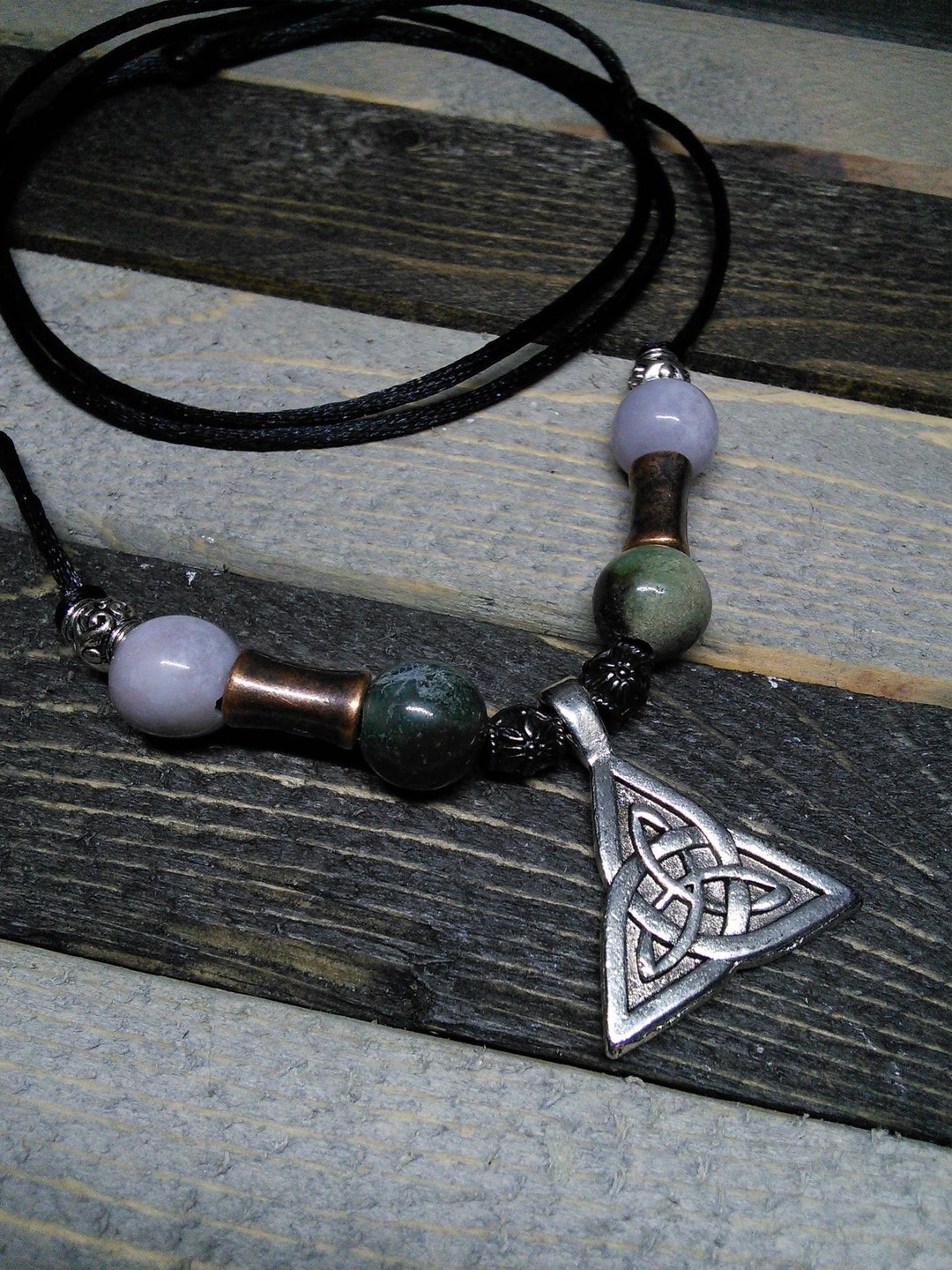Celtic Triad Pagan Witch Protection Necklace - Etsy