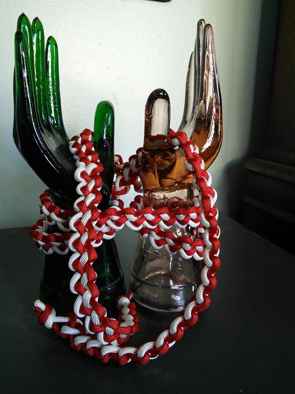 Red and White Paracord Handfasting Nylon Cord - Etsy