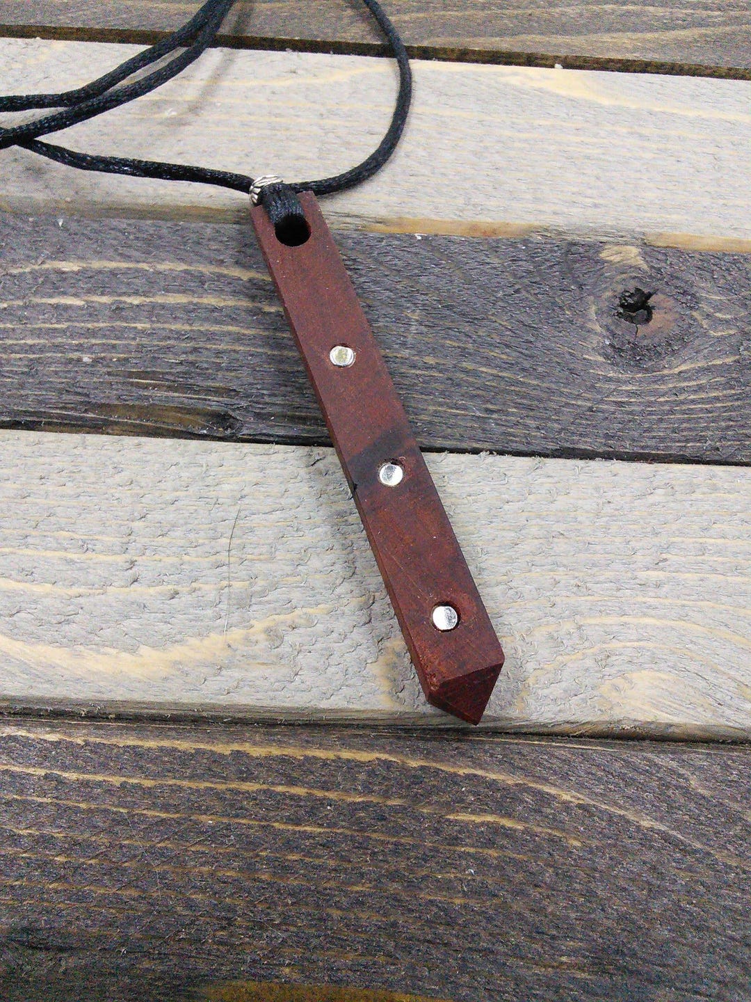 Exotic Wood Pagan Witch Protection Necklace - Etsy
