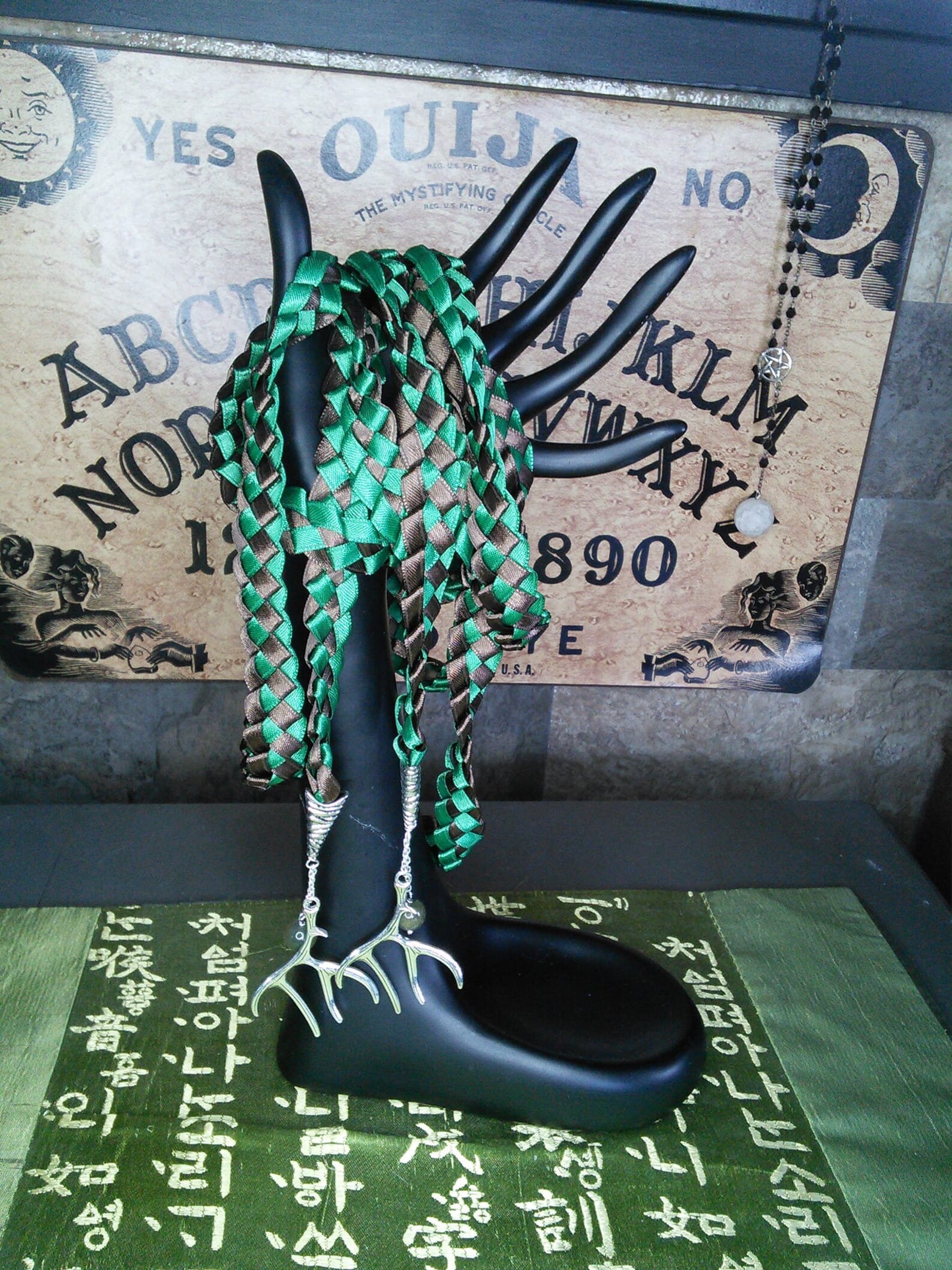 Wicca Pagan Handfasting Wedding Satin Ribbon Sage Green and - Etsy